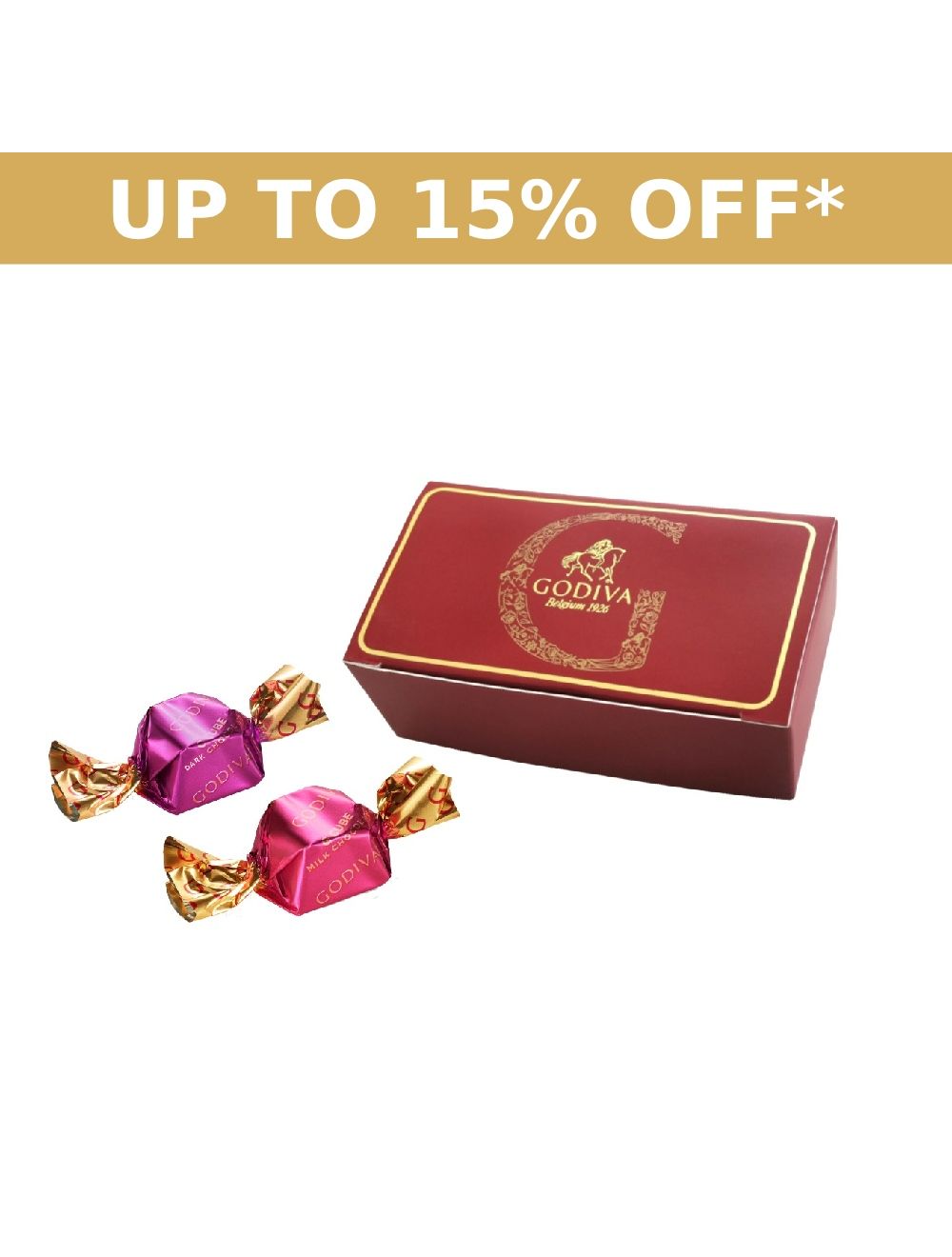 Wedding Chocolate Red Folding Box 2pcs