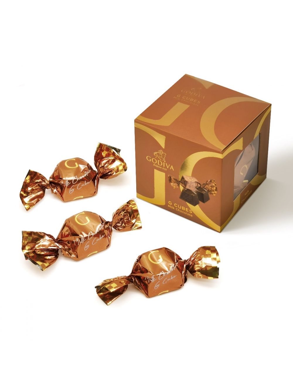 Milk Chocolate G Cube Truffle 5pcs