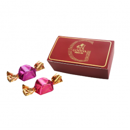 Wedding Chocolate Red Folding Box 2pcs