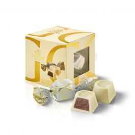 White Chocolate G Cube Truffle 5pcs